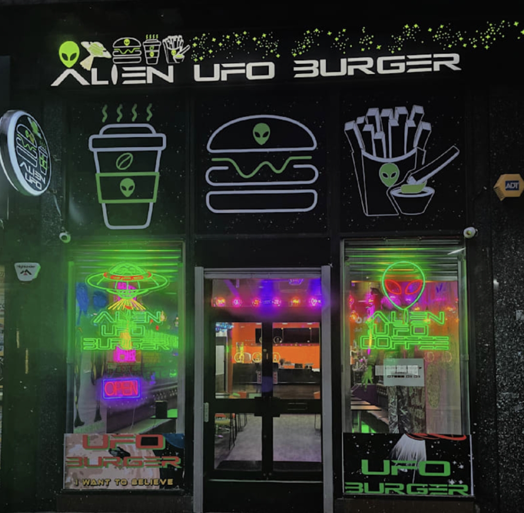 Unique Alien Burger Restaurant Opens In Glasgow